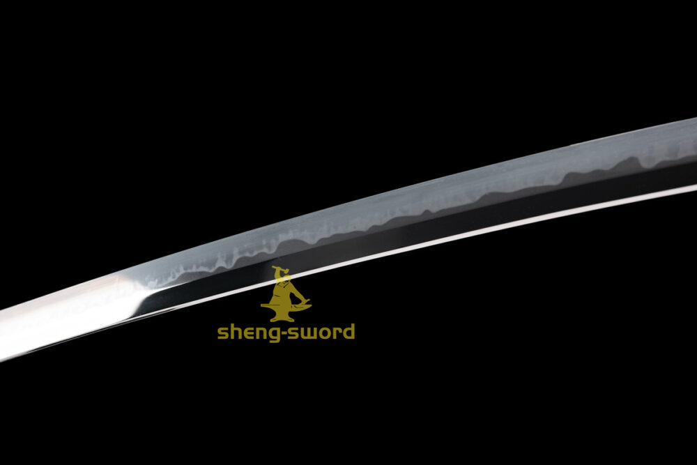 TOP Class Japanese Shinken Katana Clay Tempered Tamahagane Steel Choji ...