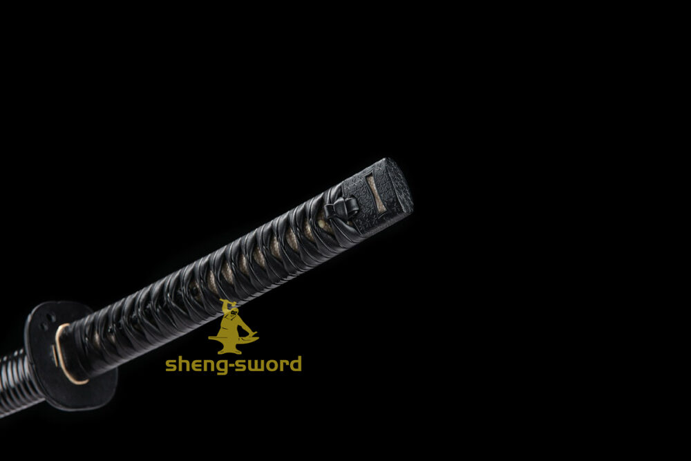 TOP Class Japanese Shinken Katana Clay Tempered Tamahagane Steel Choji ...