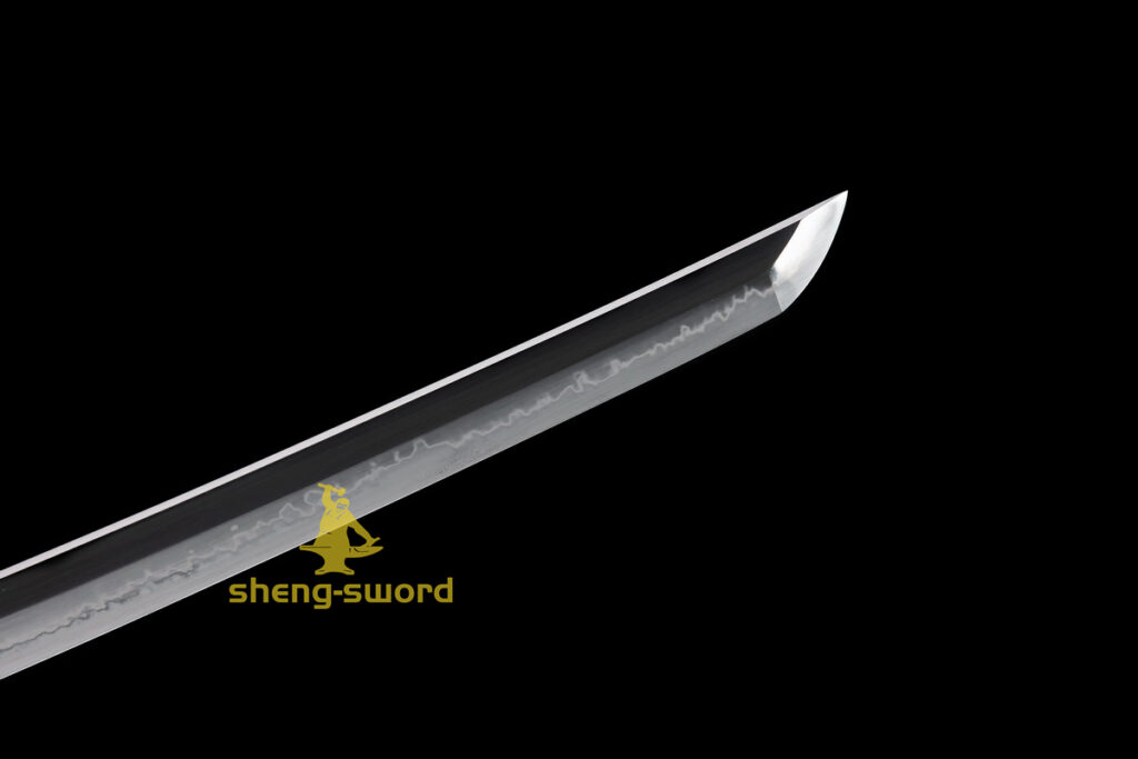 TOP Class Japanese Tachi Katana Clay Tempered T-10 Steel Choji Hamon ...