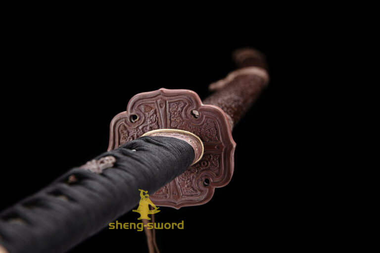 TOP Class Japanese Tachi Katana Clay Tempered T-10 Steel Choji Hamon ...