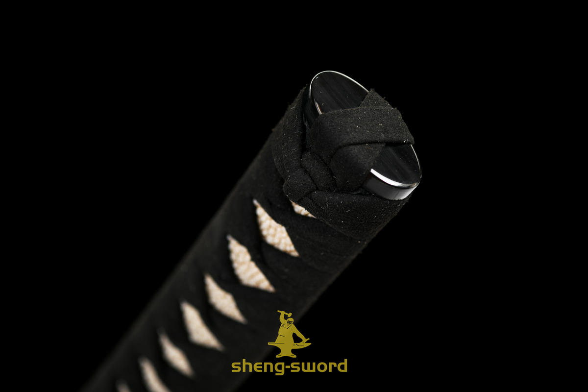 High Class Japanese Shinken Katana Clay Tempered S7 Steel Shine Blade ...