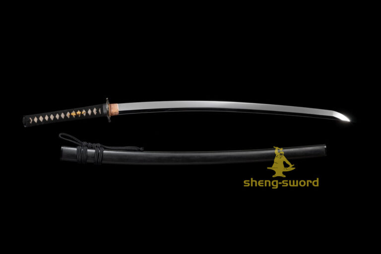 High Class Japanese Shinken Katana Clay Tempered S7 Steel Shine Blade ...